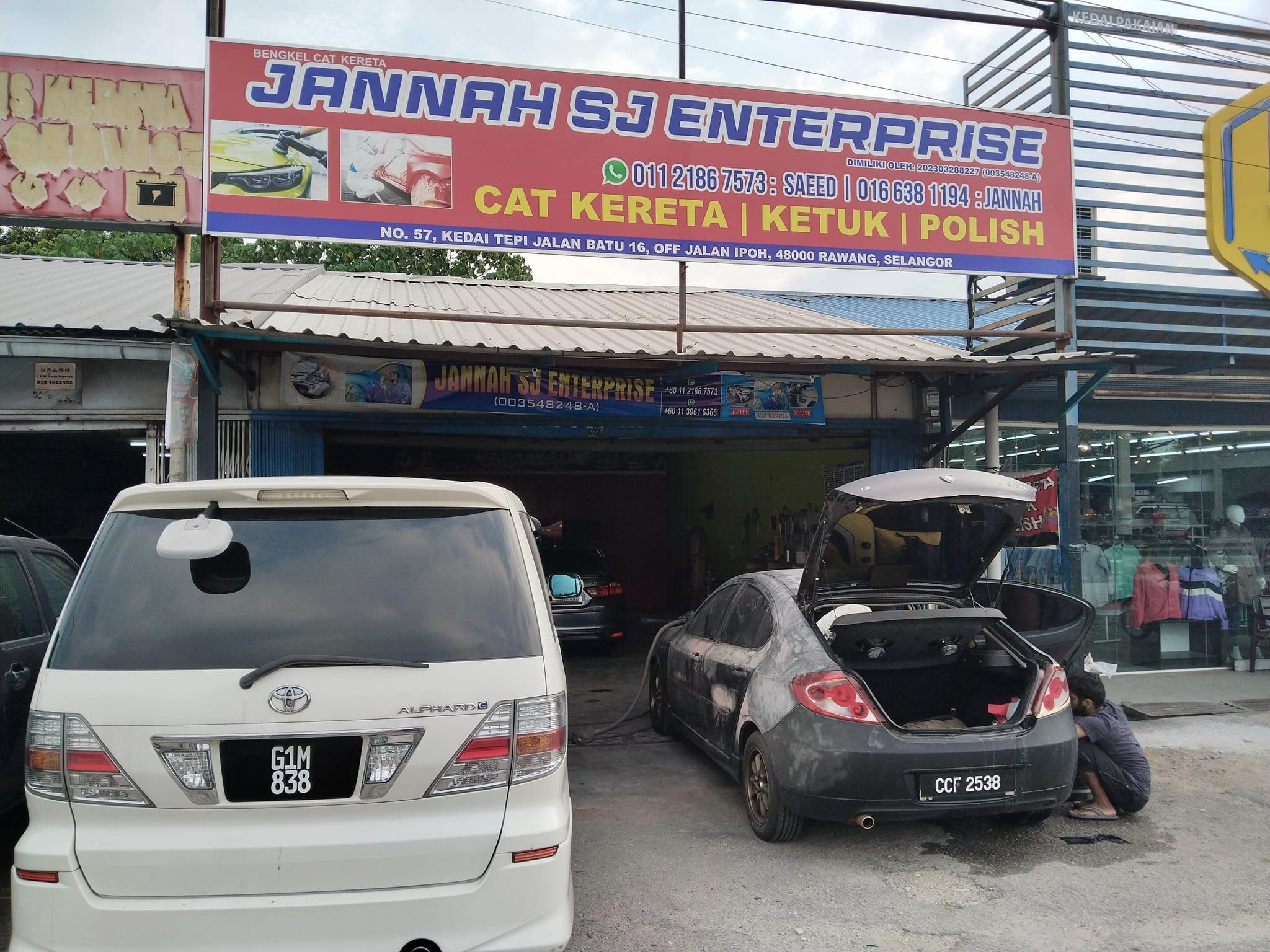 Bengkel Cat Kereta SELANGOR - RAWANG - JANNAH SJ ENTERPRISE